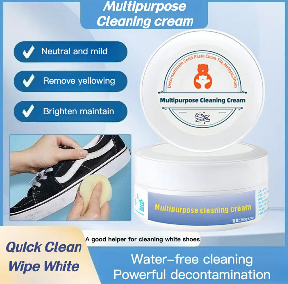 Multi-Purpose Cleaning Cream | Quick Clean w/ sponge – Trends&Beauty
