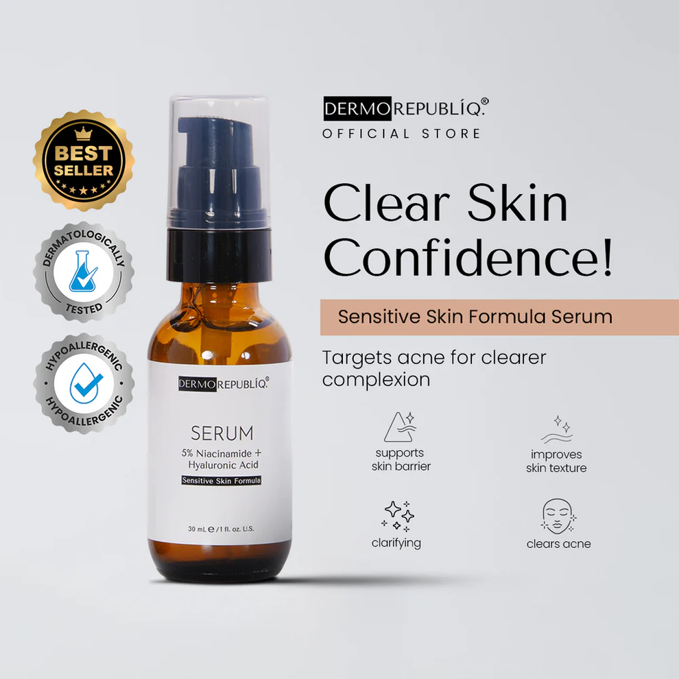 Dermo Republiq 5% Niacinamide + Hyaluronic Acid Serum 30ml – Trends&Beauty